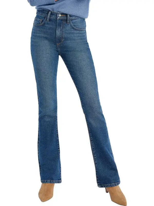 FAVORITE DAUGHTER The Valentina Super High Waist Bootcut Jeans - Flagstaff
