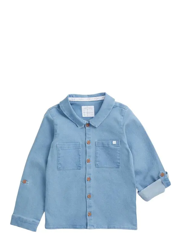 MORI Everyday Denim Shirt - Denim Blue