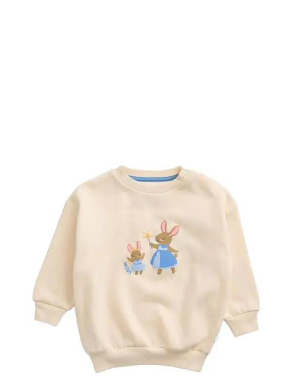 MORI Oversized Sweatshirt - Bunny & Gardenia