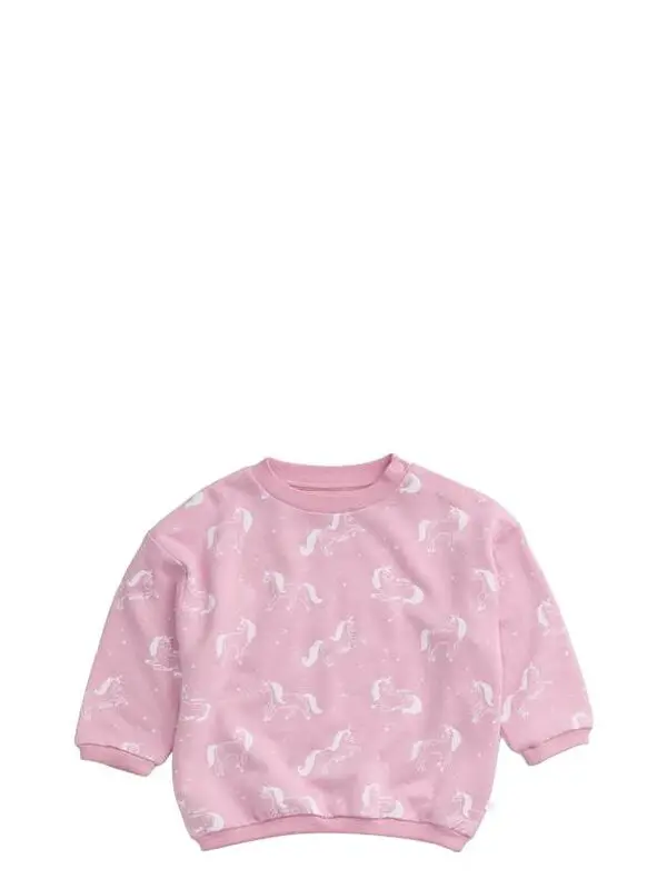 MORI Oversized Sweatshirt - Unicorn Print