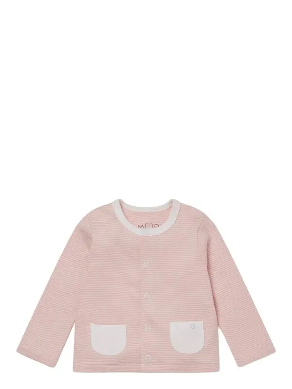 MORI Cardigan - Blush Stripe
