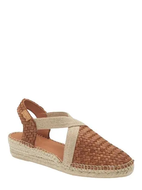 TONI PONS Siracusa Slingback Espadrille Wedge - Cuiro