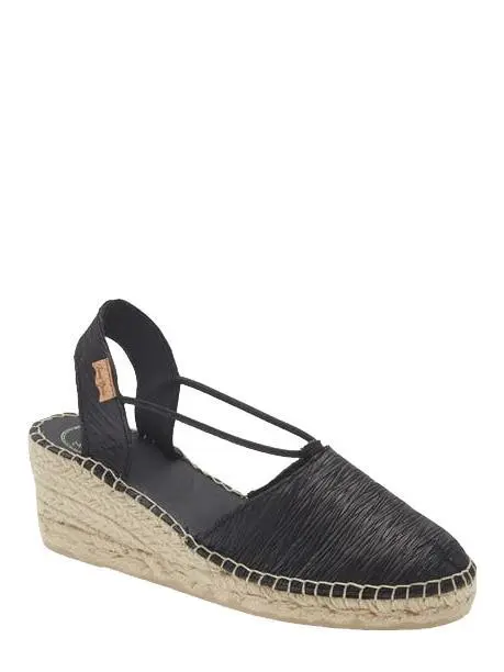 TONI PONS Telma Espadrille Wedge - Negre