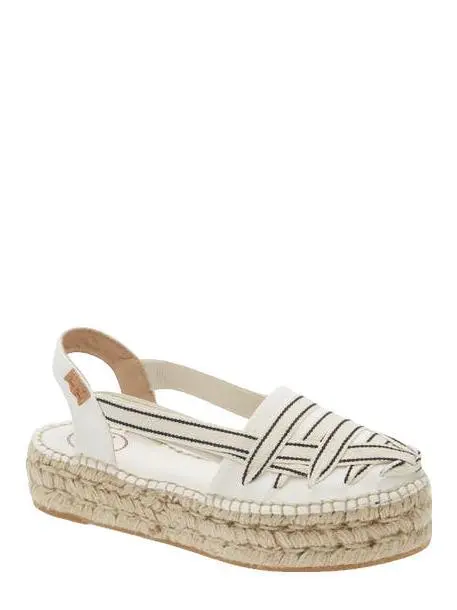 TONI PONS Rio Platform Espadrille - Cru-negre