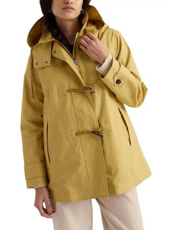 SEASALT CORNWALL Sea Drift Waterproof Rain Coat - Pear
