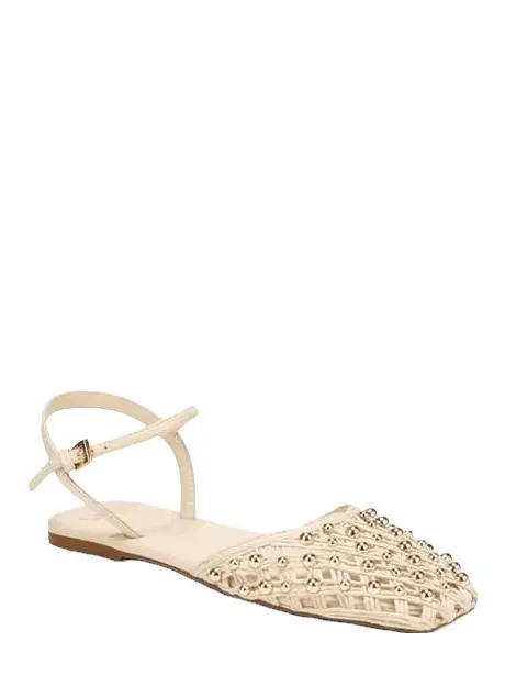 Franco Sarto Inali Ankle Strap Flat - Natural