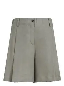 Brunello Cucinelli Linen Shorts - Khaki