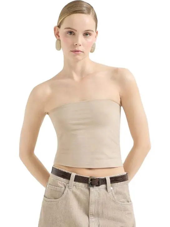 Brunello Cucinelli Bandeau Top - Beige