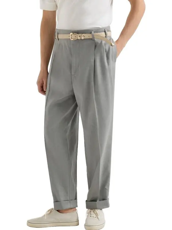 Brunello Cucinelli Gabardine Trousers - Khaki