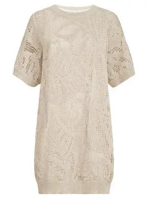 Brunello Cucinelli Mini Dress - Beige