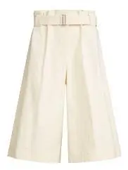 Brunello Cucinelli Paperbag Bermuda Shorts - White