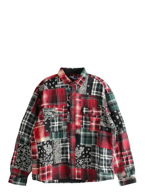 Polo Ralph Lauren Long Sleeve Flannel Matlock Workshirt - Northwest Patchwork