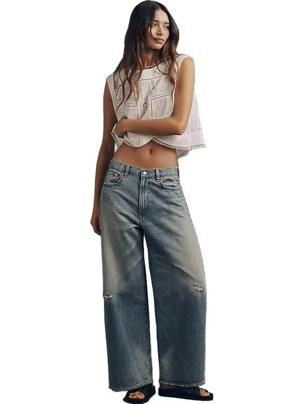 Denimist High-rise Wide-leg Jeans - Glenmore Blue