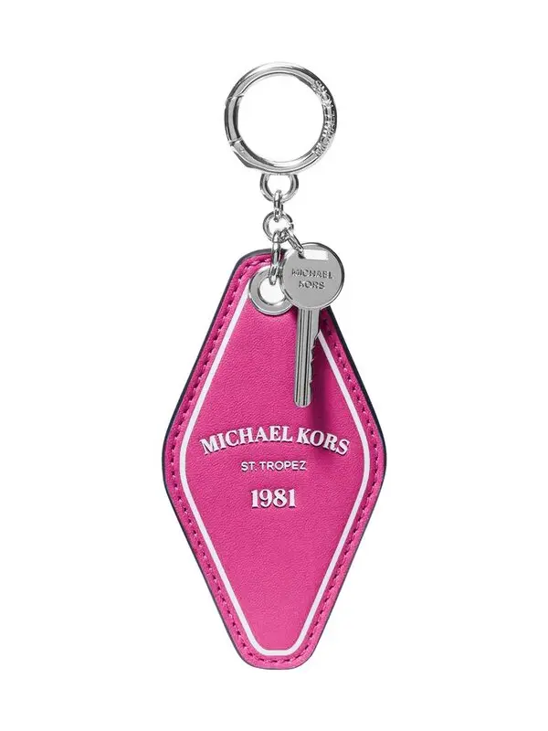 Michael Kors Hotel Key Bag Charm - Pink