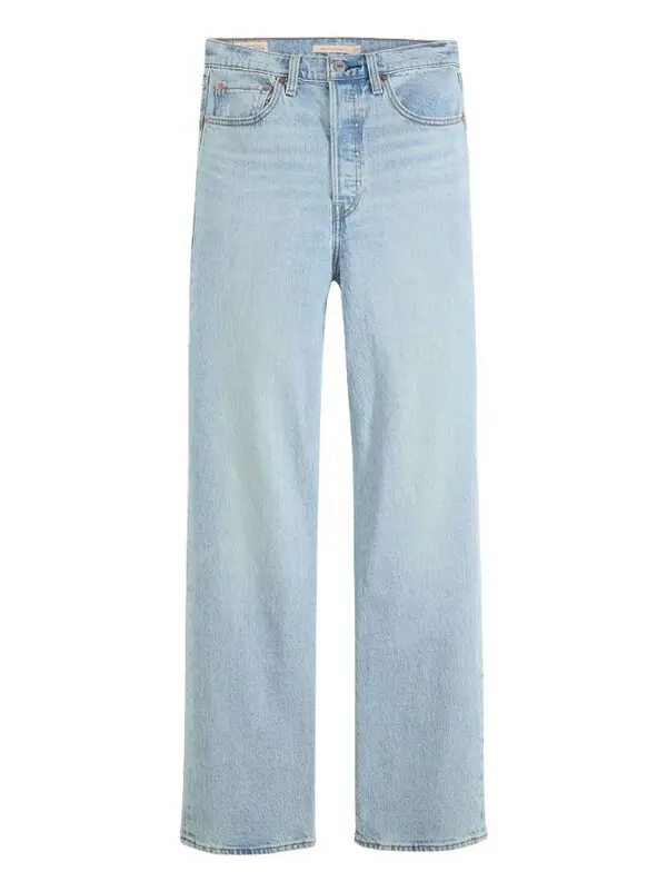 LEVI'S Ribcage Full Length Jeans - Light Wash