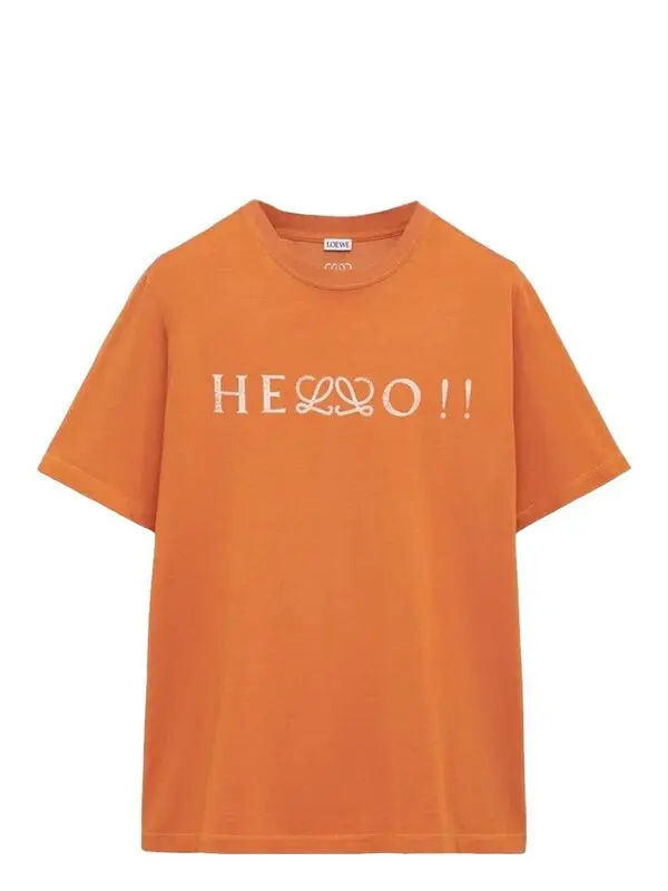 Loewe Regular Fit Tee - Orange