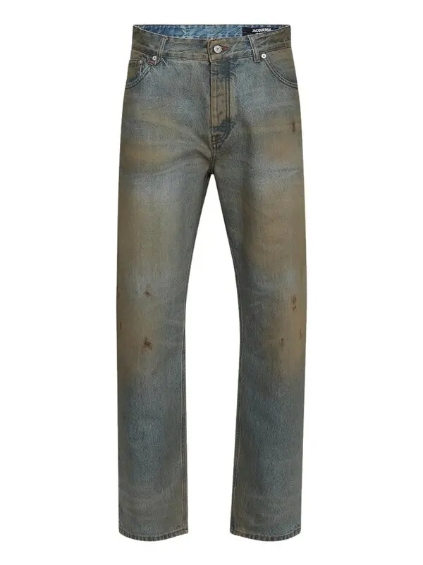 Jacquemus Le Berger De-nimes Distressed Jeans - Blue