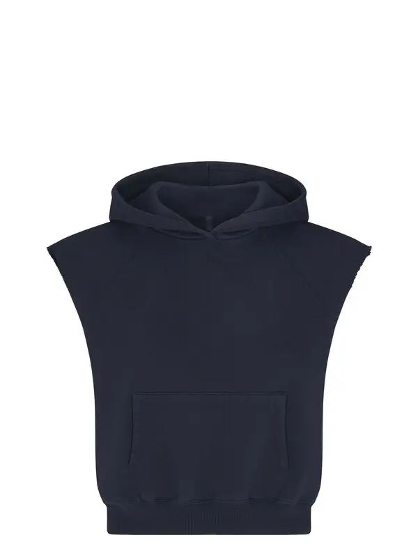SKIMS Muscle Pullover - Navy
