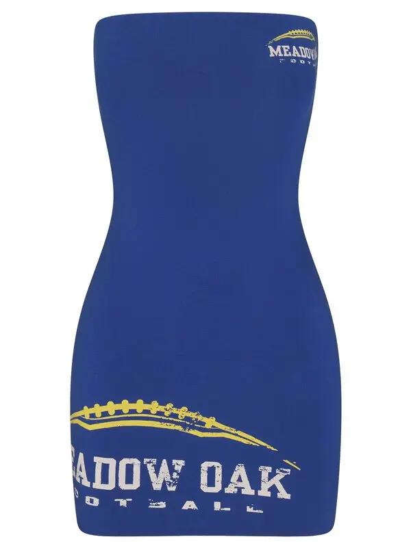 SKIMS Cotton Jersey Mini Tube Dress - Cobalt Meadow Oak