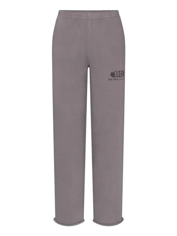SKIMS Boyfriend Fleece Straight Leg Pants - Shadow Eighty Skims