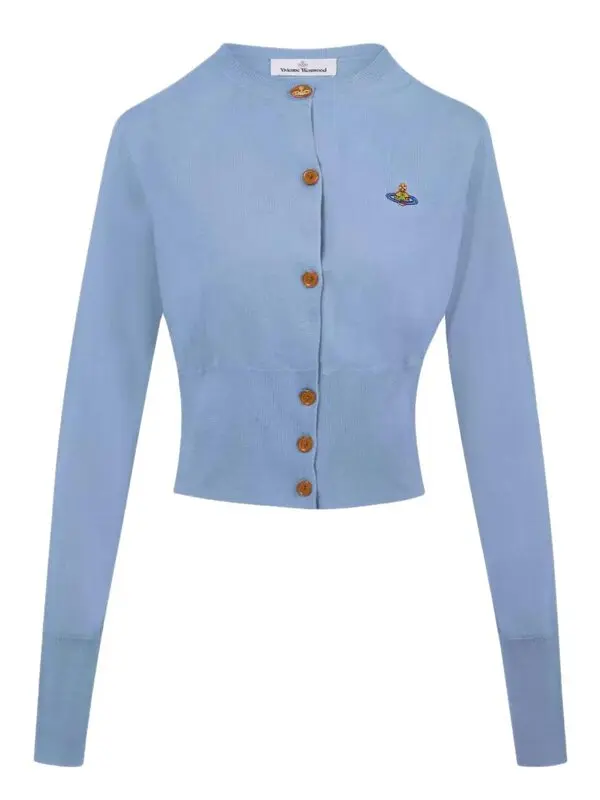 VIVIENNE WESTWOOD Bea Orb Button Cardigan - Blue
