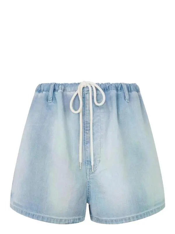 Moschino Drawstring-fastening Denim Shorts - Blue