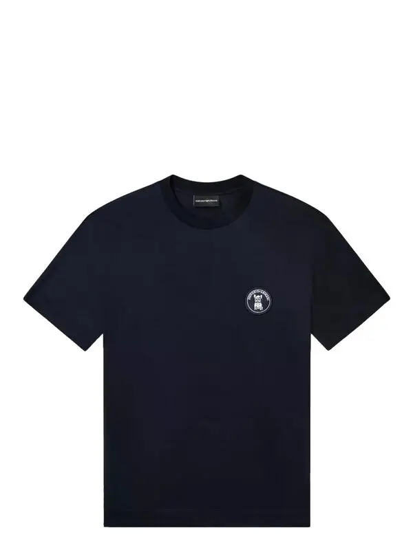 Emporio Armani Chest-patch T-shirt - Blue