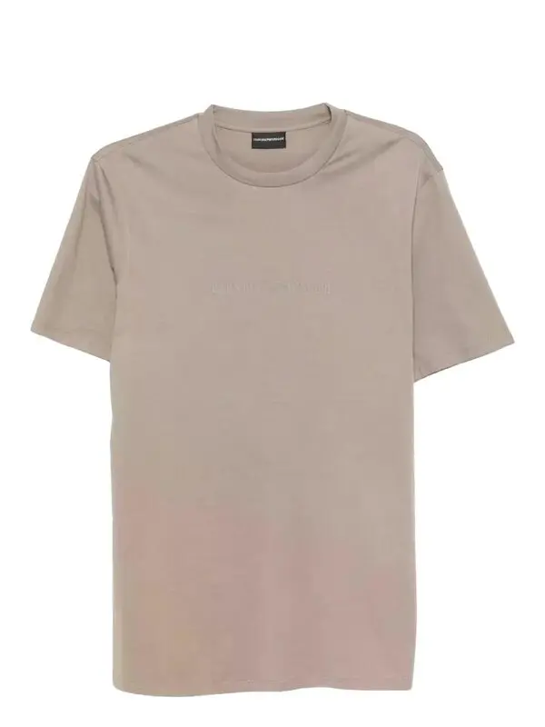 Emporio Armani Crew-neck T-shirt - Neutrals