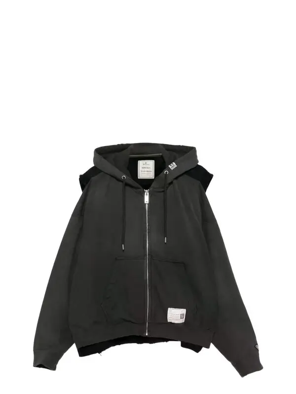Mihara Yasuhiro Hooded Zip Up - Black