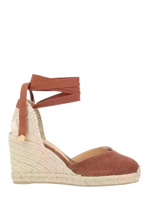 CastaÑer Chiara Wraparound Heeled Espadrilles - Brown