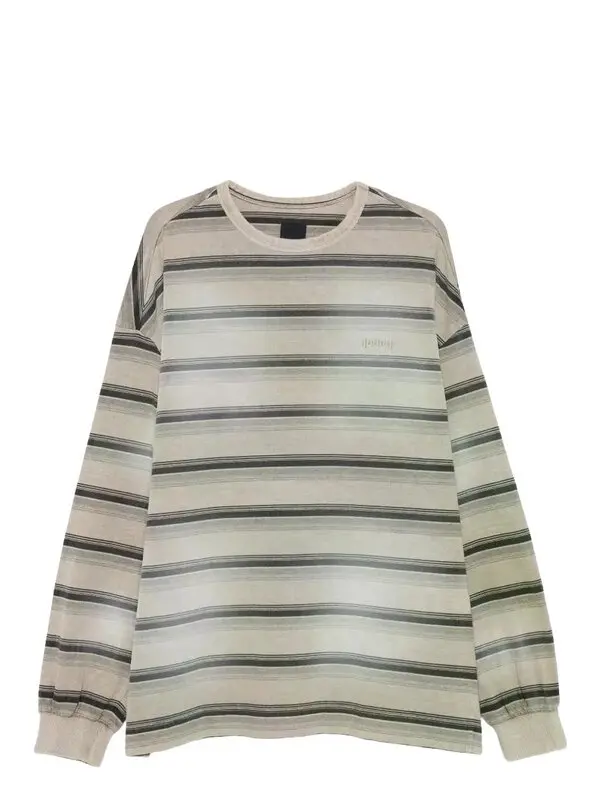 JUUN.J Striped Long-sleeve T-shirt - Neutrals
