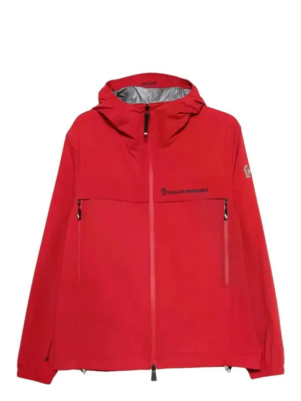 Moncler Hooded Zip Jacket - Red