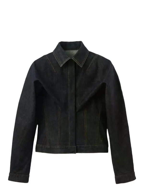 Jacquemus Buttoned Cotton Jacket - Blue