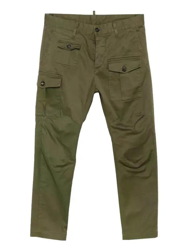 Dsquared2 Cargo-pocket Tapered Trousers - Green