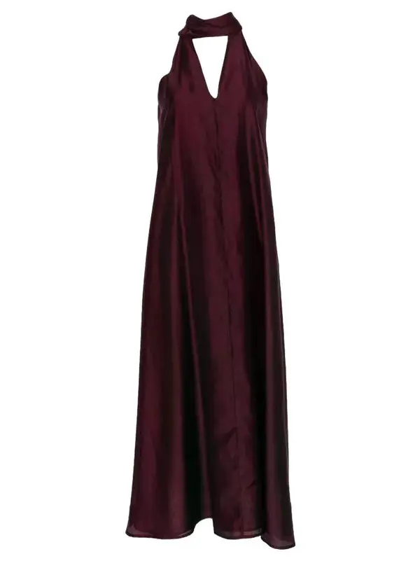 JCSOPHIE V-neck Maxi Dress - Purple