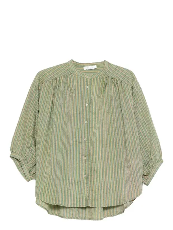 JCSOPHIE Lucca Striped Shirt - Green