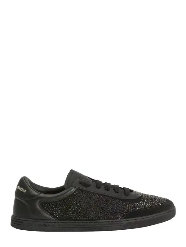 Dolce & Gabbana Saint Tropez Light Leather Sneakers - Black