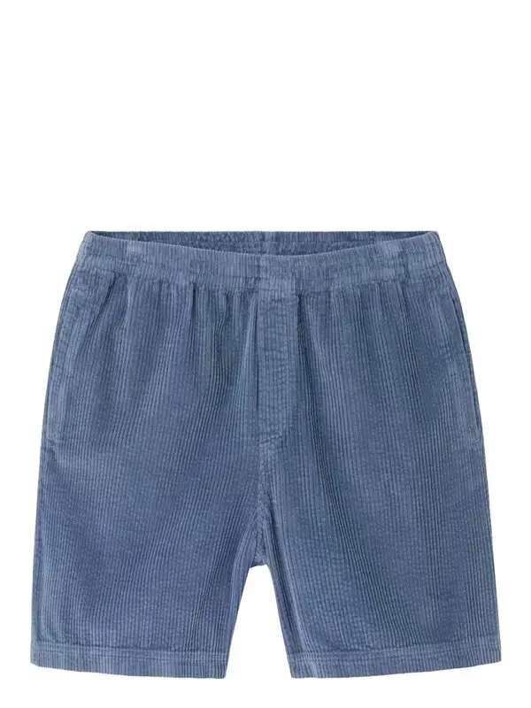 American Vintage Corduroy Mid-length Shorts - Blue