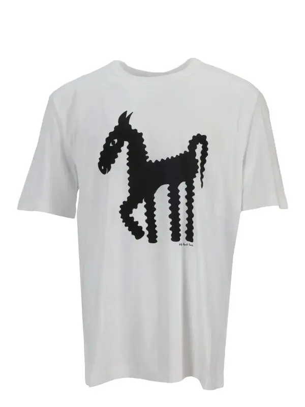 Paul Smith Horse-print T-shirt - White