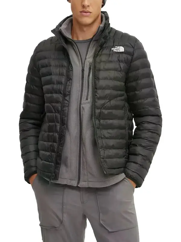 The North Face Quilted Logo Jacket - Black