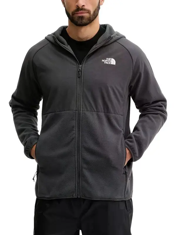 The North Face Zip Fastening Hoodie - Grey