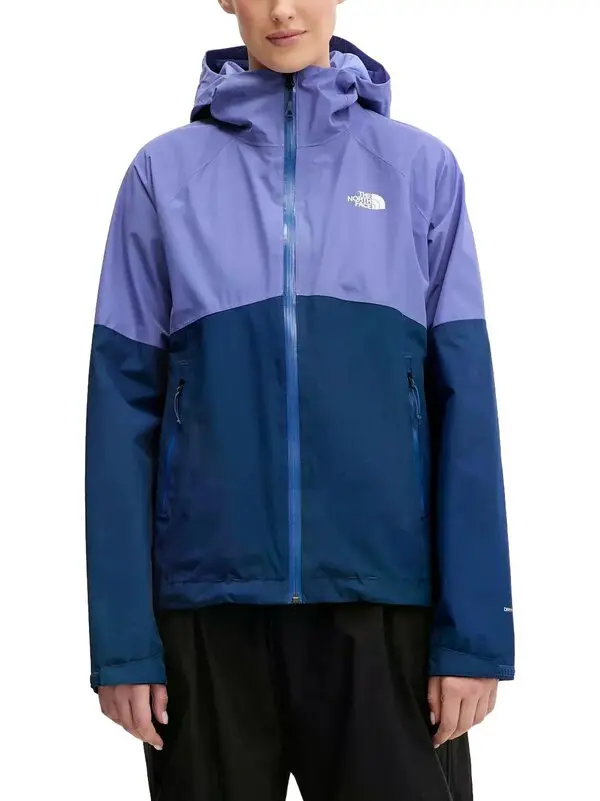 The North Face Colour-block Hooded Jacket - Purple