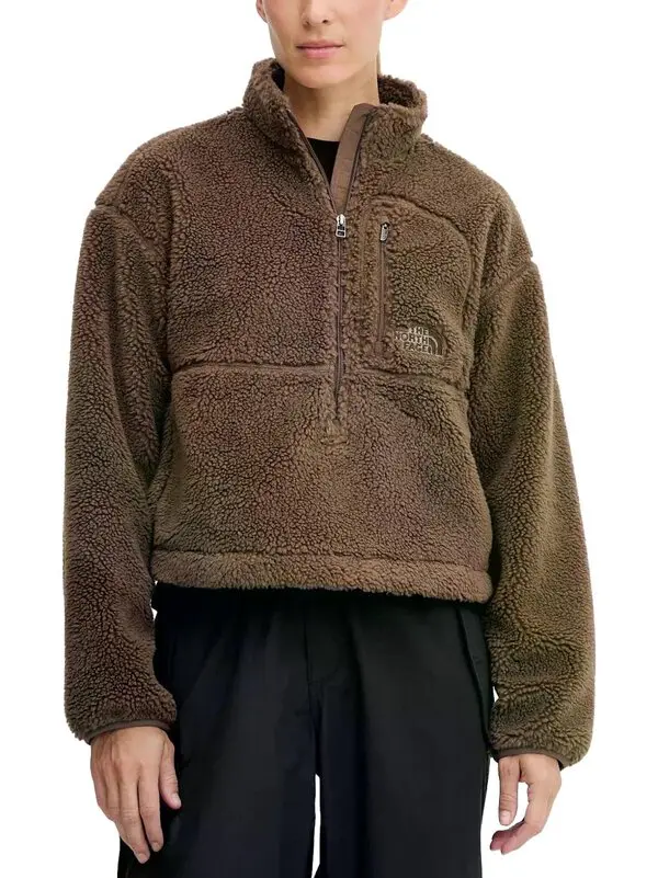 The North Face Zip Fleece Sweater - Brown