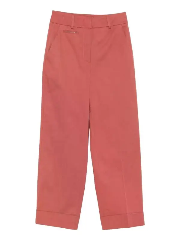 Peserico Bead-detail Trousers - Red