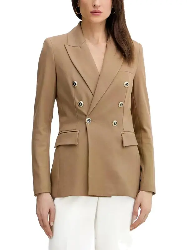 MORGAN Button Double-breasted Blazer - Neutrals