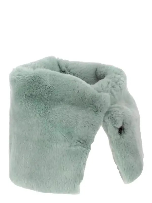 ANTIPAST Faux-fur Muffler - Green