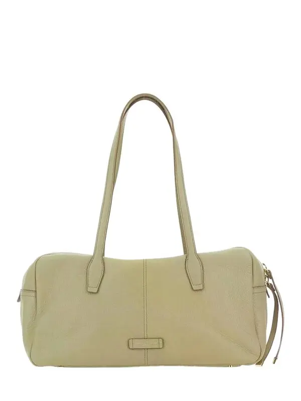 GIANNI CHIARINI Aryna Grained Leather Bowling Shoulder Bag - Green