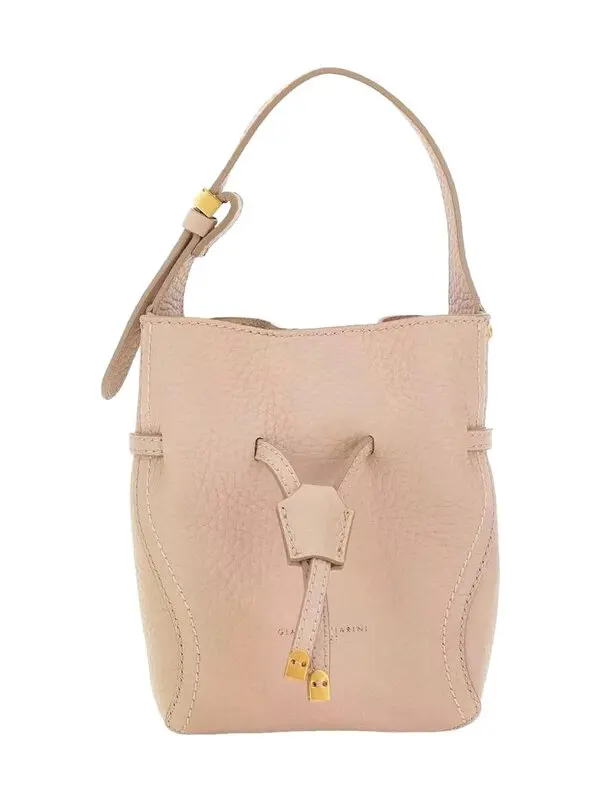 GIANNI CHIARINI Sienna Leather Bucket Bag - Pink