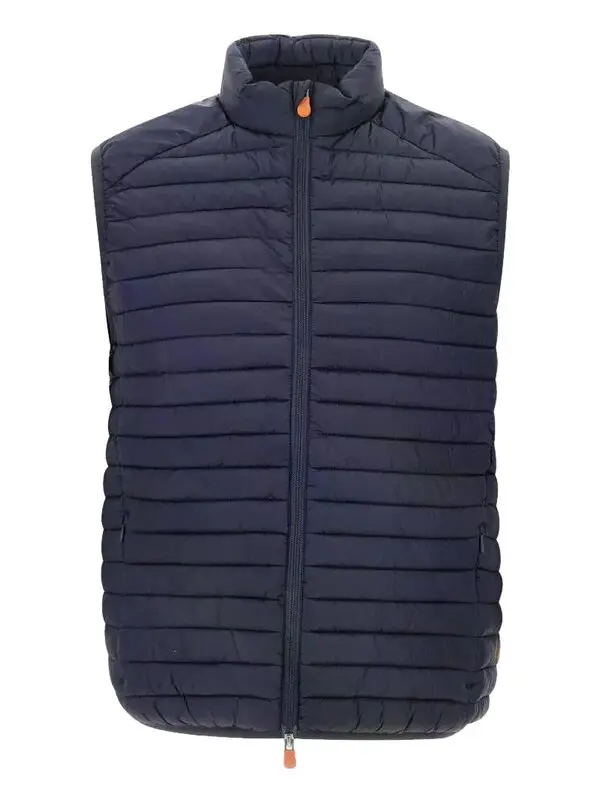SAVE THE DUCK Quilted Zipped Gilet - Blue