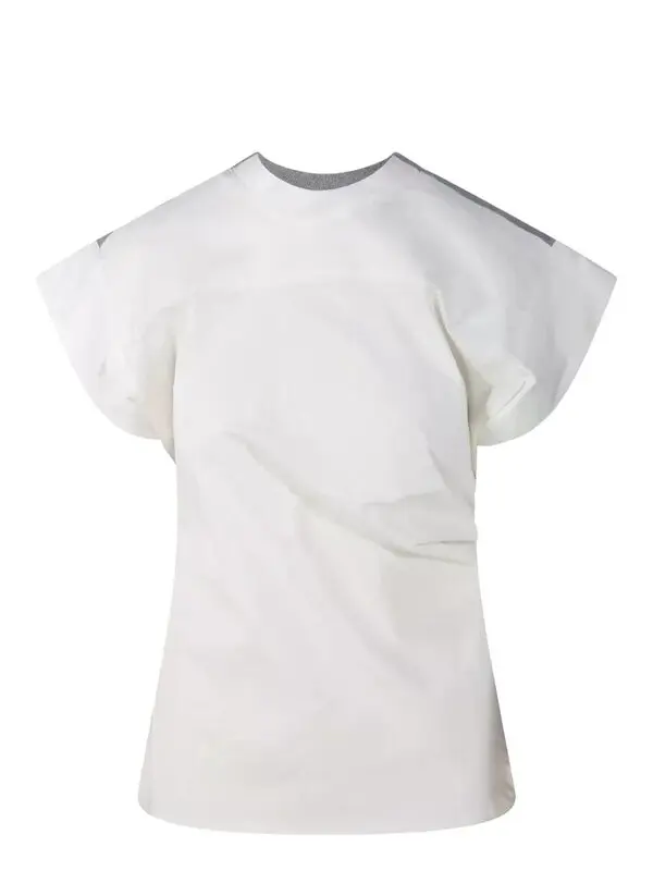 RE CODE Short Sleeve Layered T-shirt - White